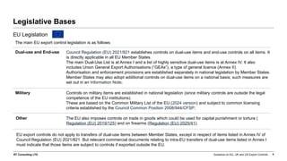 Overview of EU, UK and US Export Controls | PPT