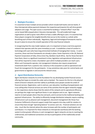 New Model for Technology-Driven Financial Inclusion | PDF