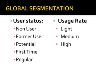 Global segmentation | PPT