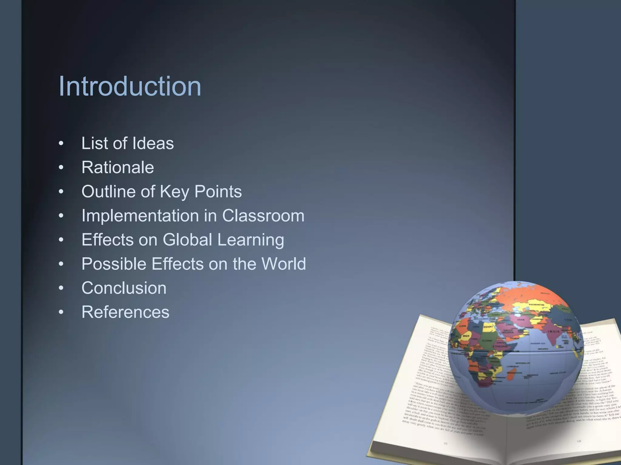 Global Service Learning Project Proposal | PPT