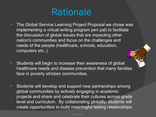 Global Service Project Proposal | PPT