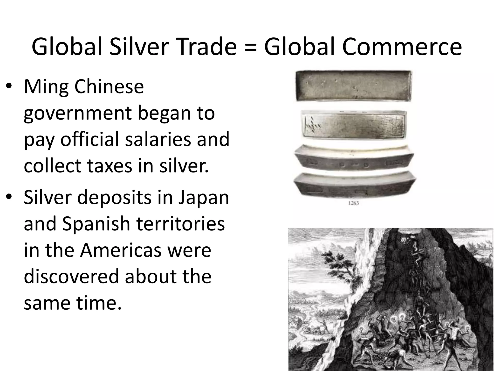 Global Silver Trade 1450-1750 | PPTX