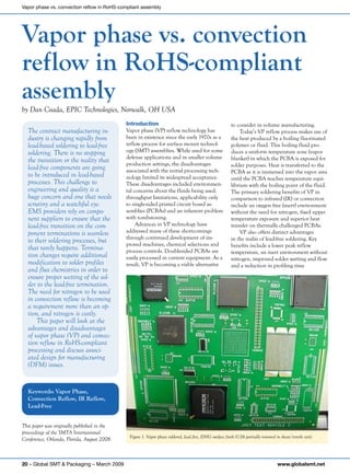 Vapor Phase Versus Convection Reflow | PDF