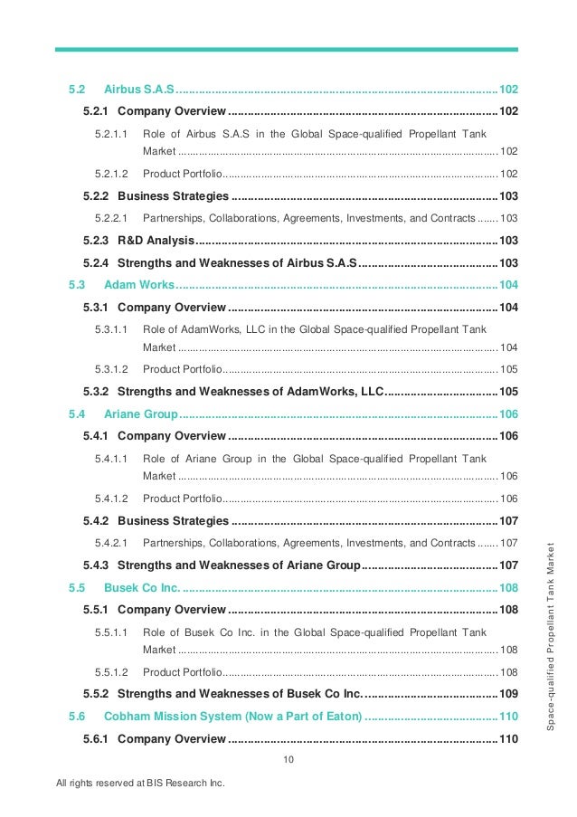 Global space qualified propellant tank market | PDF