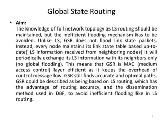 Global state routing | PPT