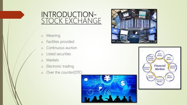 Global stock exchanges | PPT