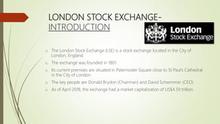 Global stock exchanges | PPTX