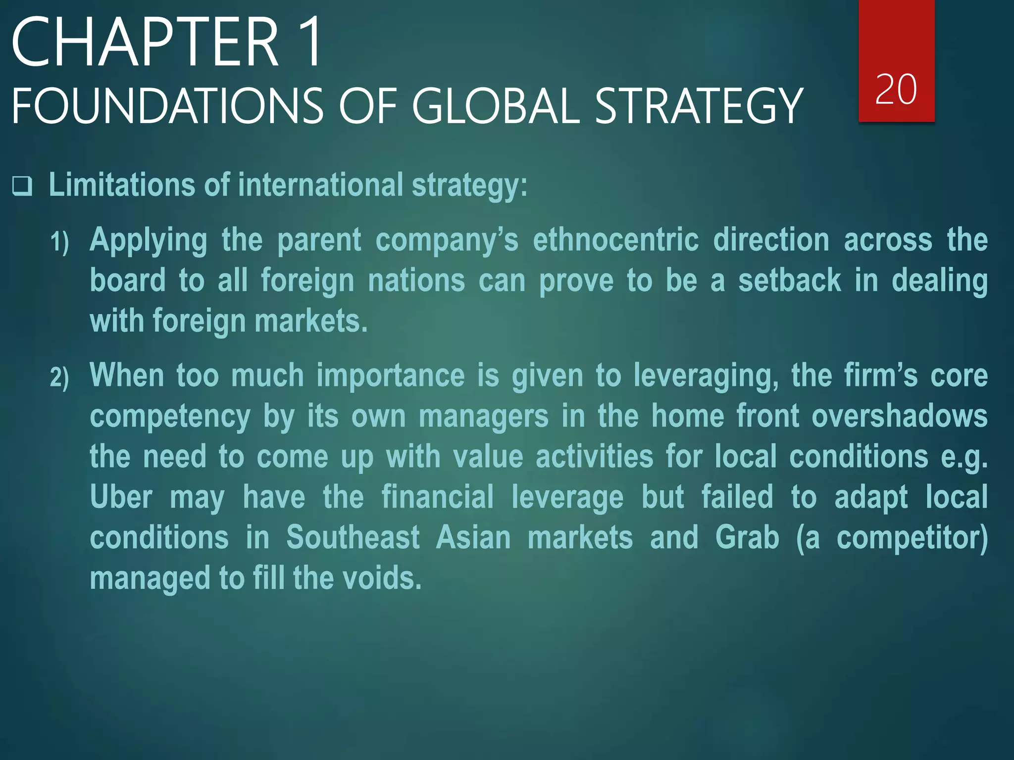 GBS CH 1 FOUNDATIONS OF GLOBAL STRATEGY | PPTX