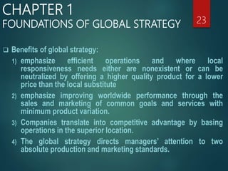 GBS CH 1 FOUNDATIONS OF GLOBAL STRATEGY | PPTX