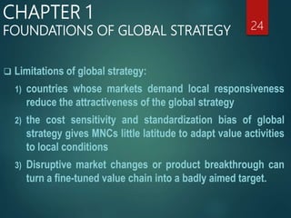 GBS CH 1 FOUNDATIONS OF GLOBAL STRATEGY | PPTX