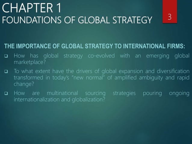 GBS CH 1 FOUNDATIONS OF GLOBAL STRATEGY | PPTX