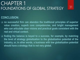 GBS CH 1 FOUNDATIONS OF GLOBAL STRATEGY | PPTX