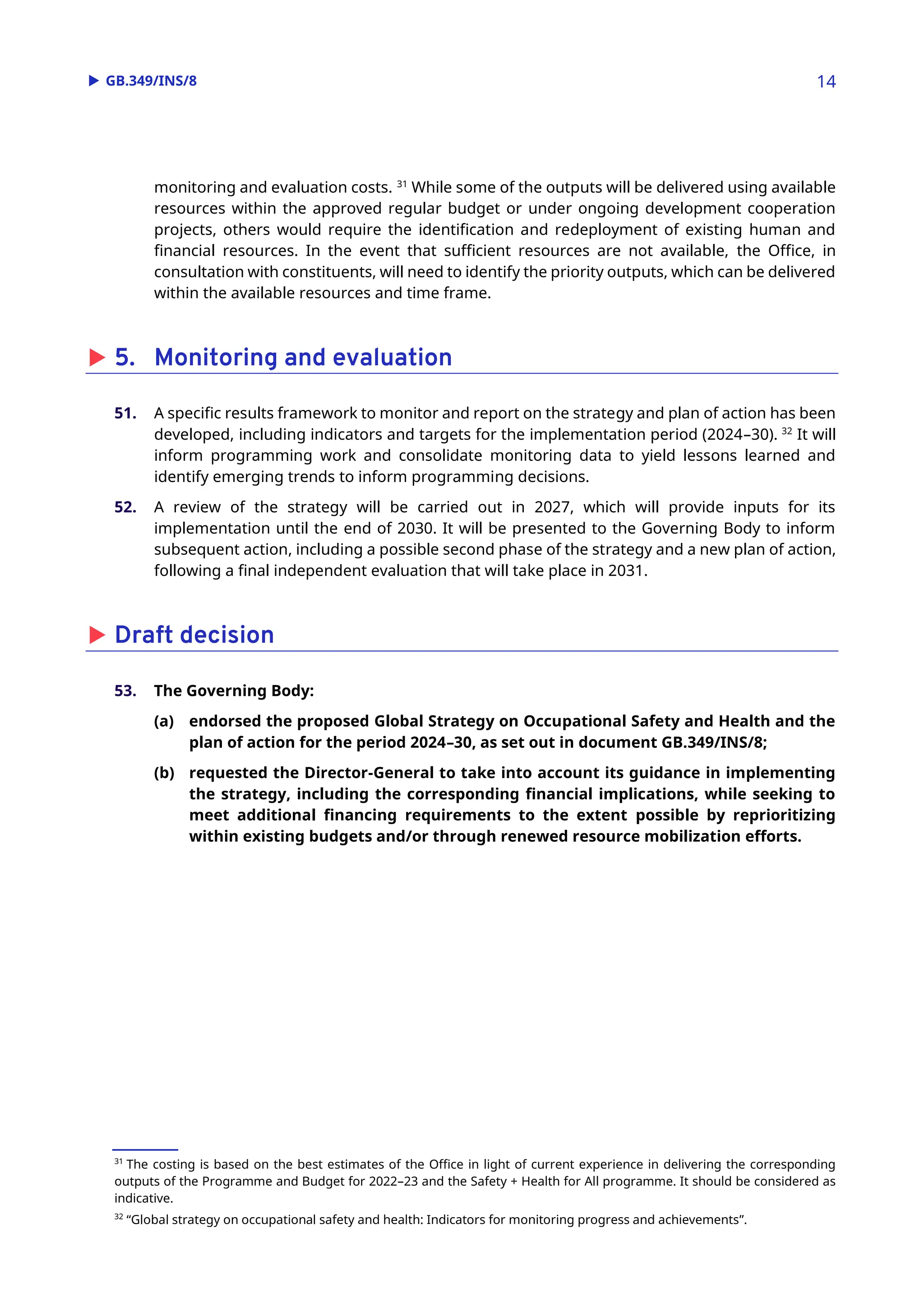 Global Strategy on Occupational Safety and Health 2024- 2030 | PDF