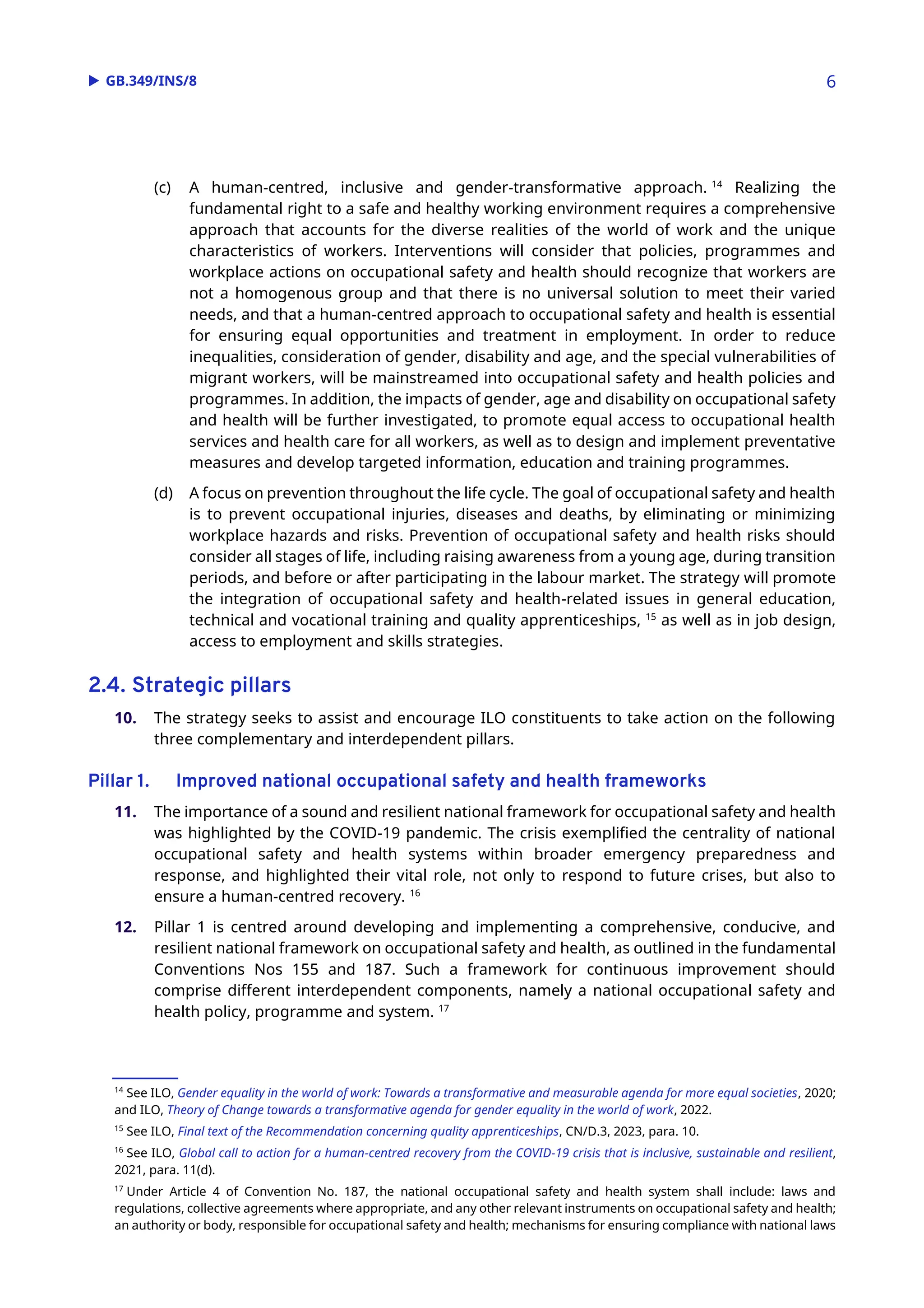 Global Strategy on Occupational Safety and Health 2024- 2030 | PDF