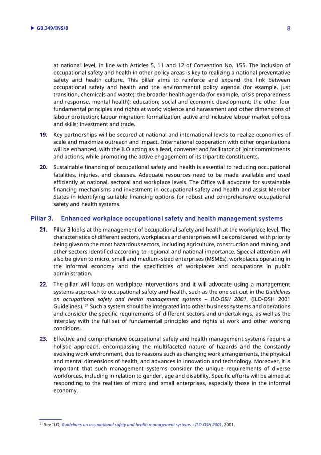 Global Strategy on Occupational Safety and Health 2024- 2030 | PDF ...