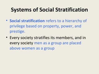 Global stratification | PPT