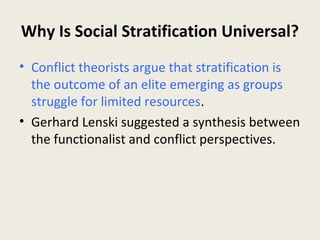 Global stratification | PPT