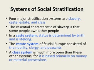Estate Class System