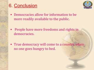 Democracies and Elections | PPT