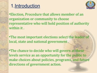 Democracies and Elections | PPT