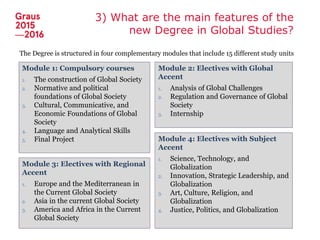Grau en Global studies | PPTX