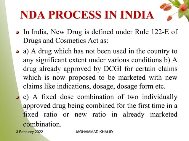 Global submission of ind, nda, anda | PPTX