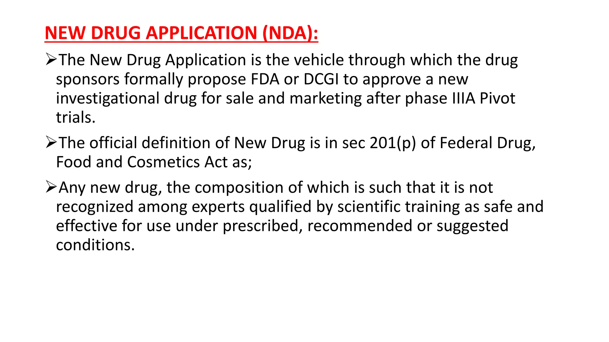 global submission of NDA .pptx