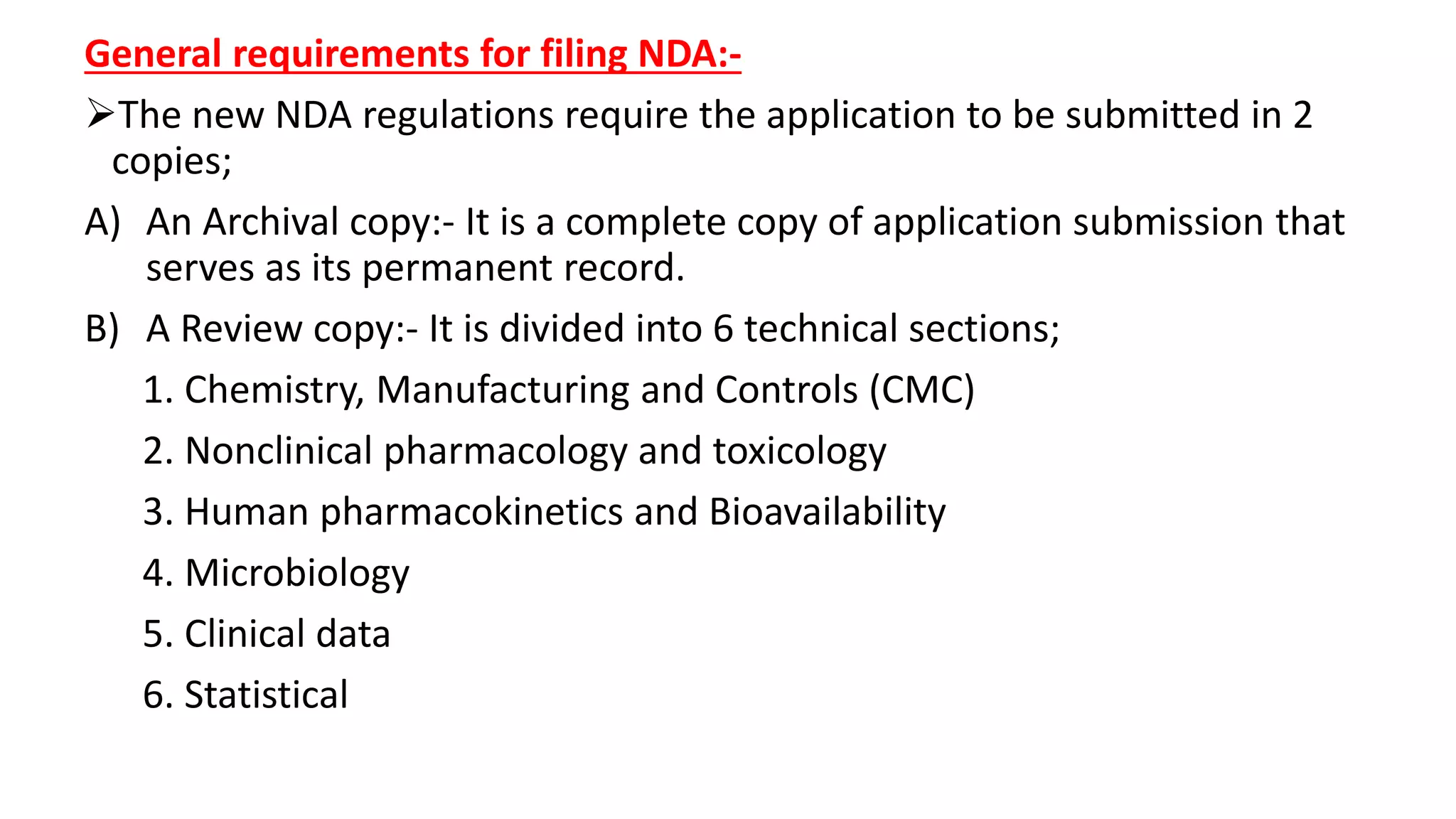 global submission of NDA .pptx