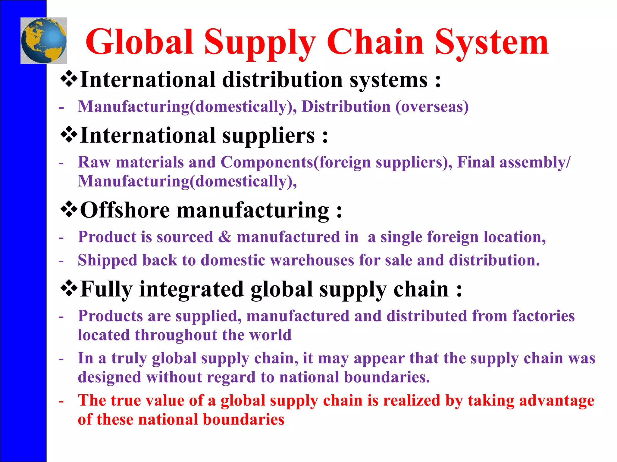 Global Supply Chain | PPT