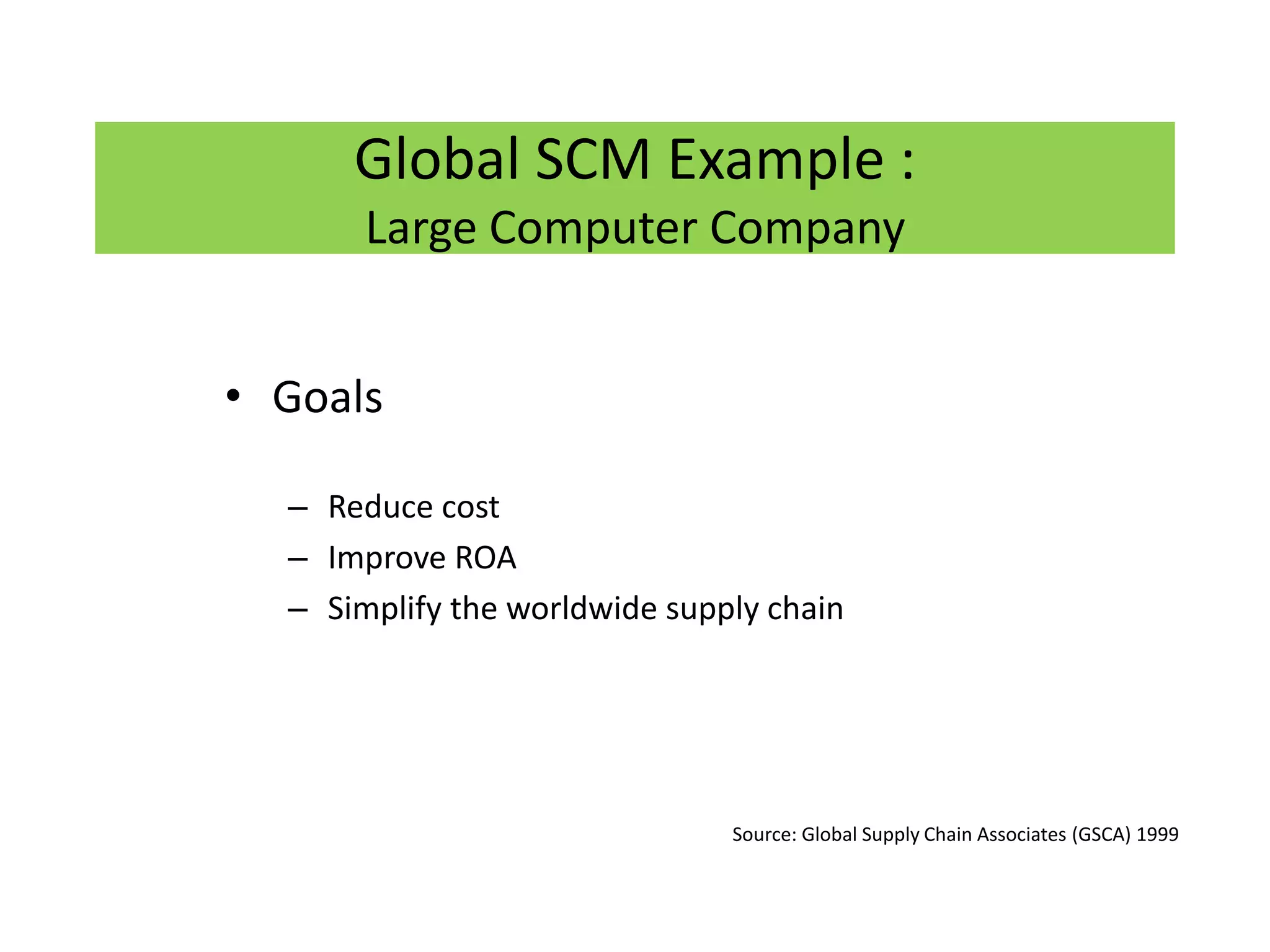 Global supply chain management | PPTX