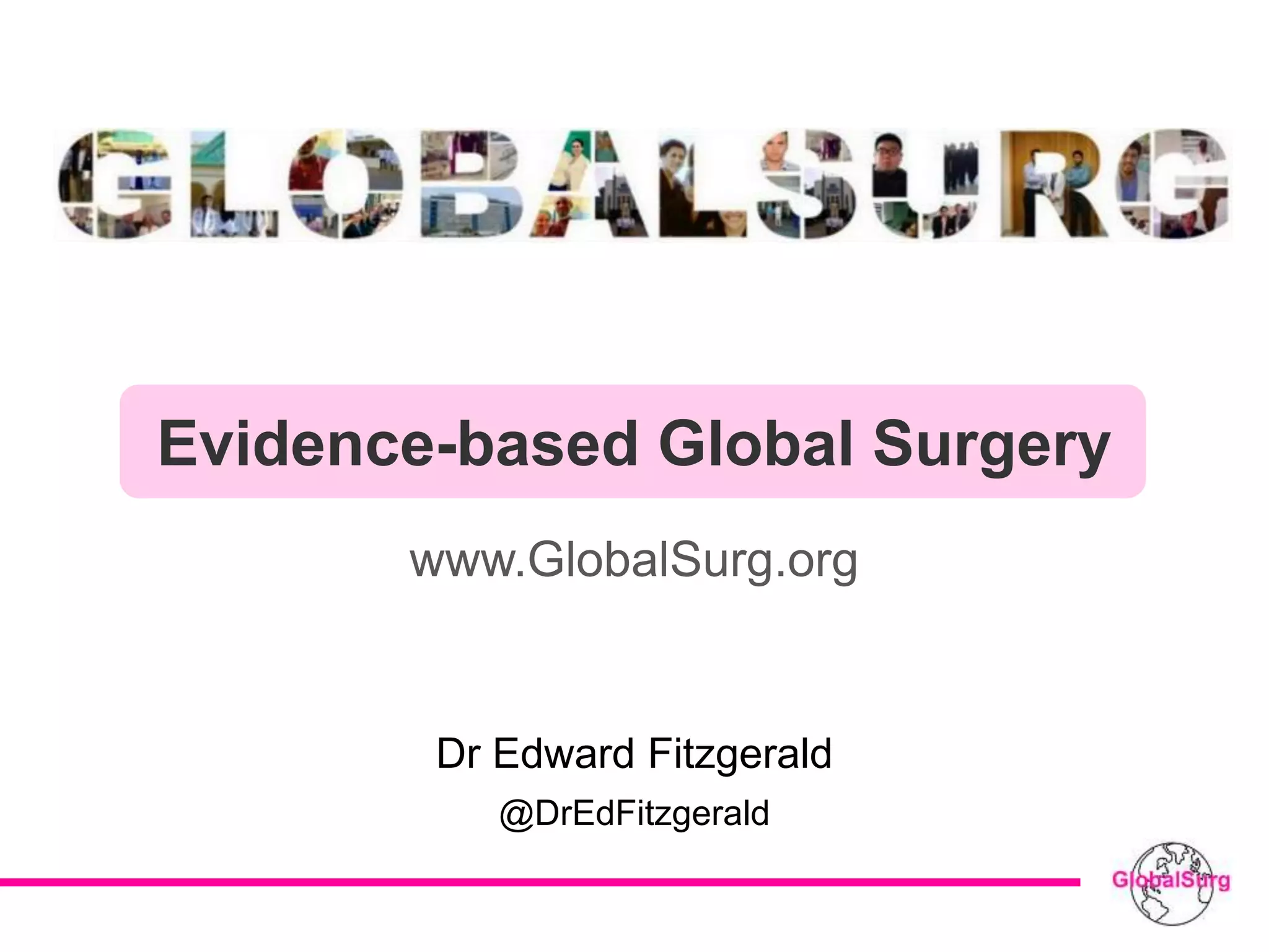 GlobalSurg Bethune global surgery conference presentation | PPTX