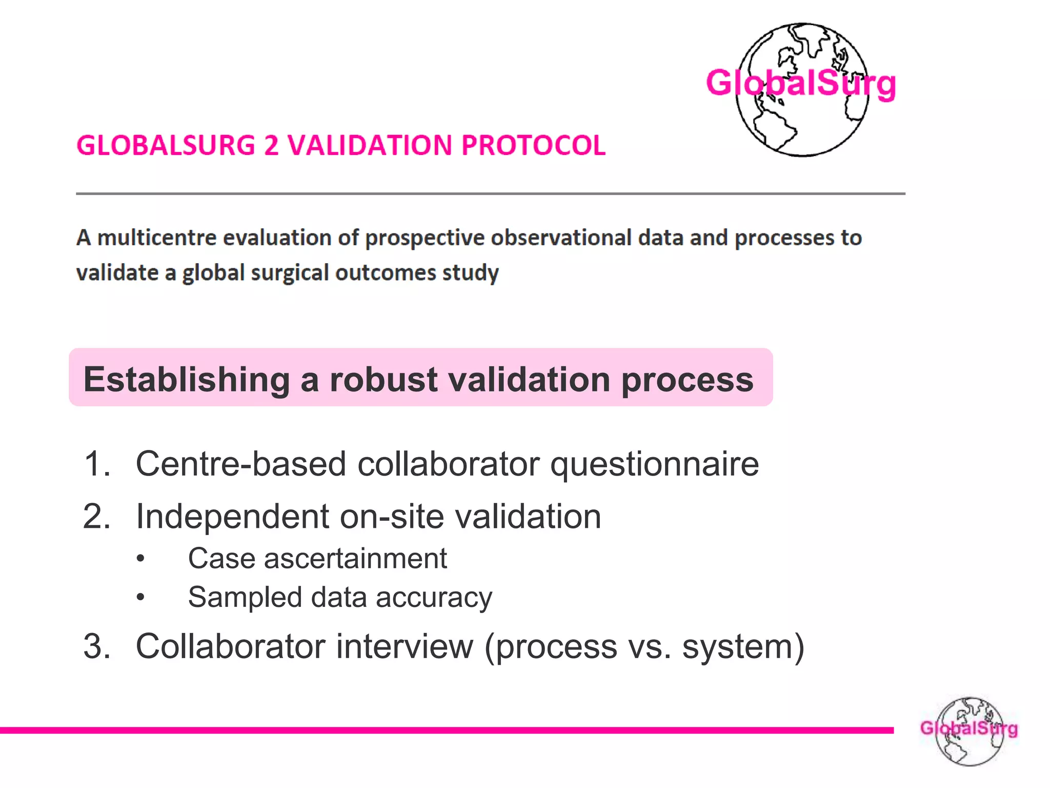 GlobalSurg global surgery research collaboration - GASOC presentation ...