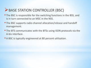 Global system for mobile communication | PPTX
