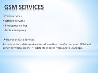 Global system for mobile communication | PPTX
