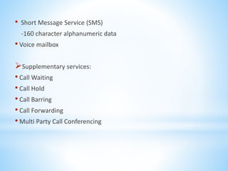 Global system for mobile communication | PPTX