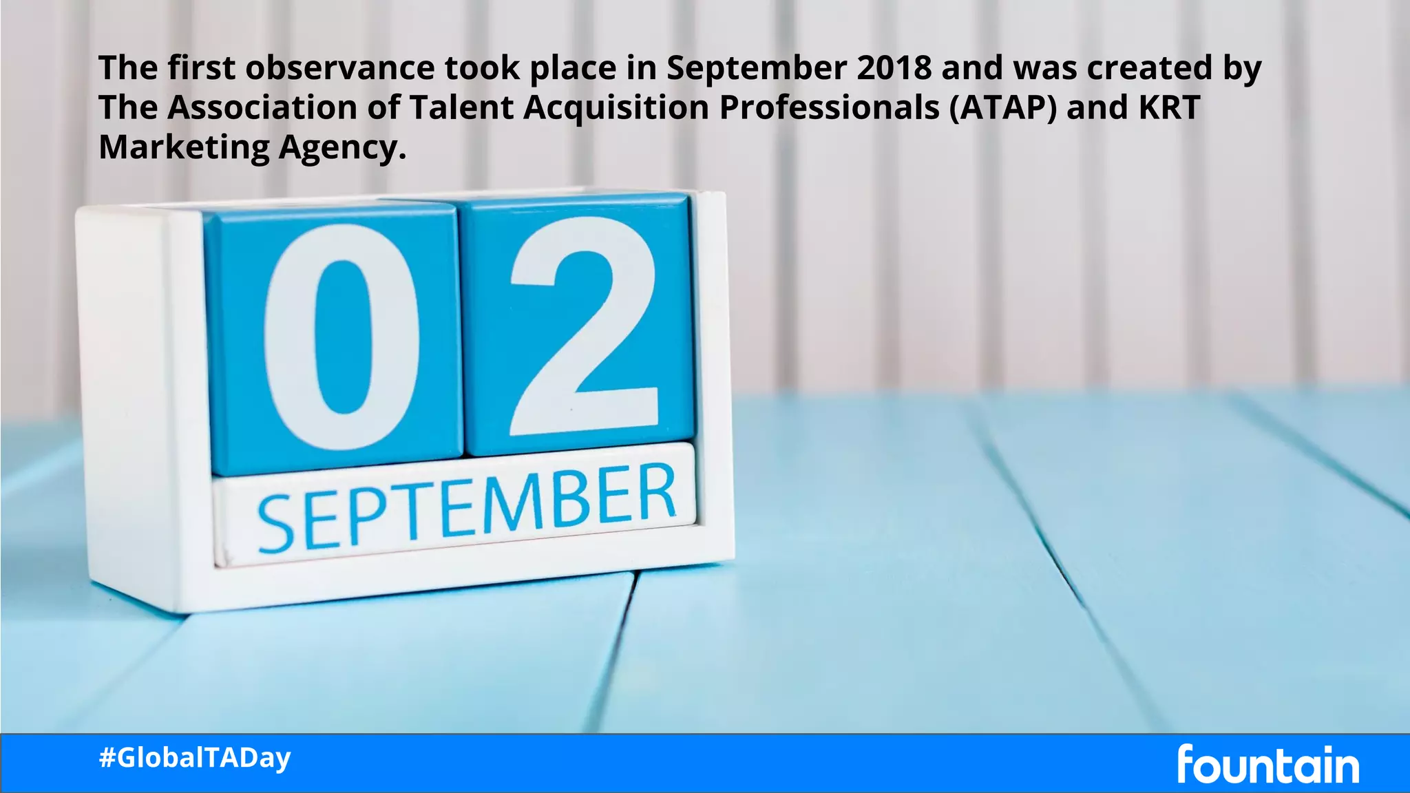 Celebrating Talent Acquisition Day at Fountain | PPT