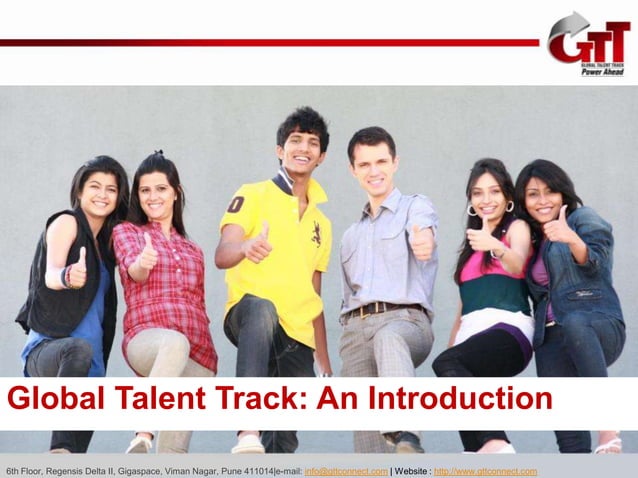 Global Talent Track Corporate Presentation | PPT
