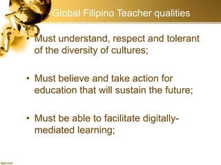 Global Education and Global Teacher | PPTX