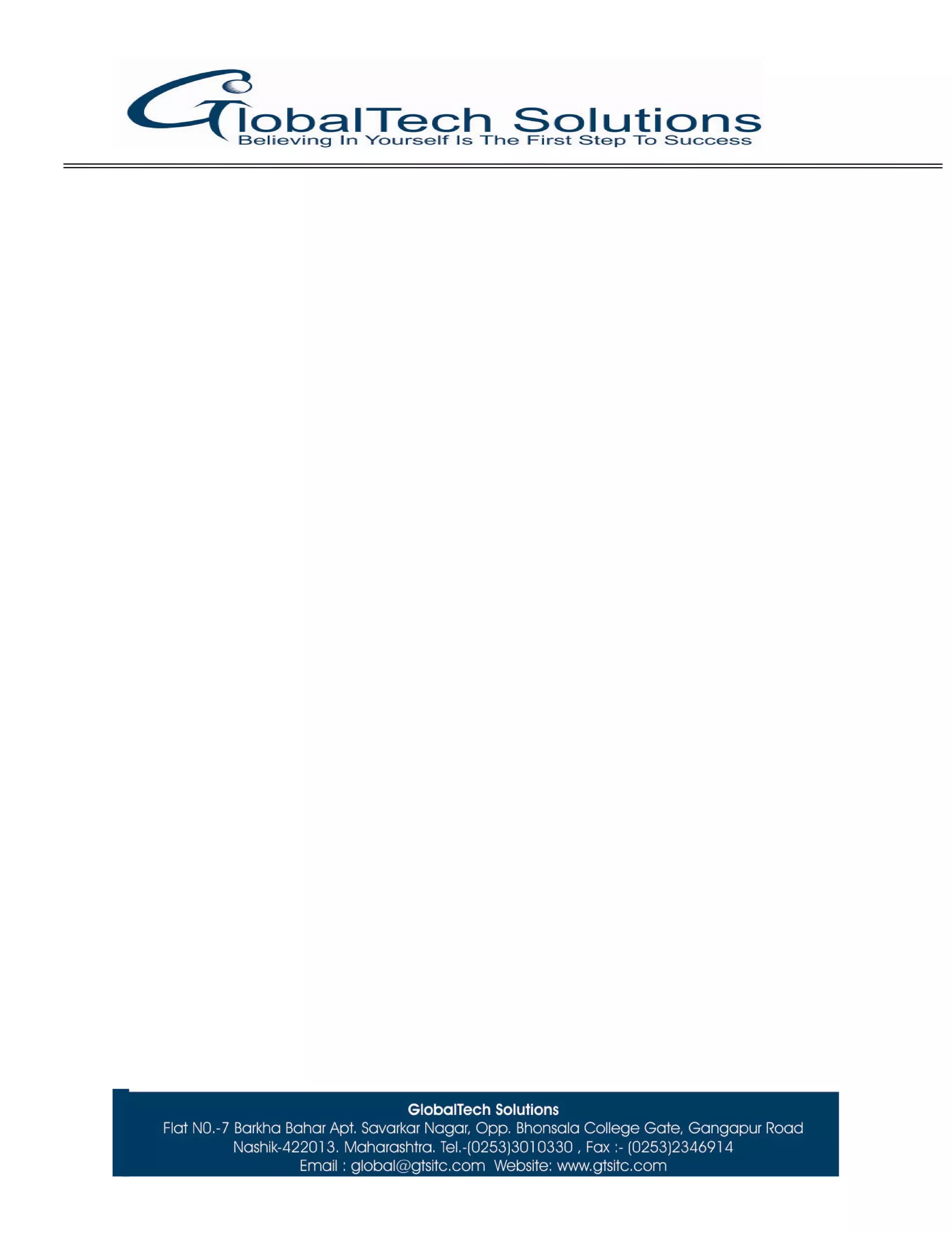 Global tech project list | DOC | Databases | Computer Software and Applications