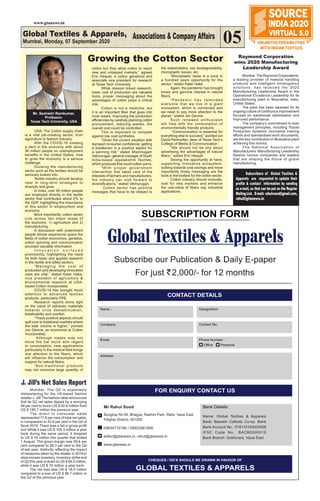 Global textiles & apparels edition | PDF