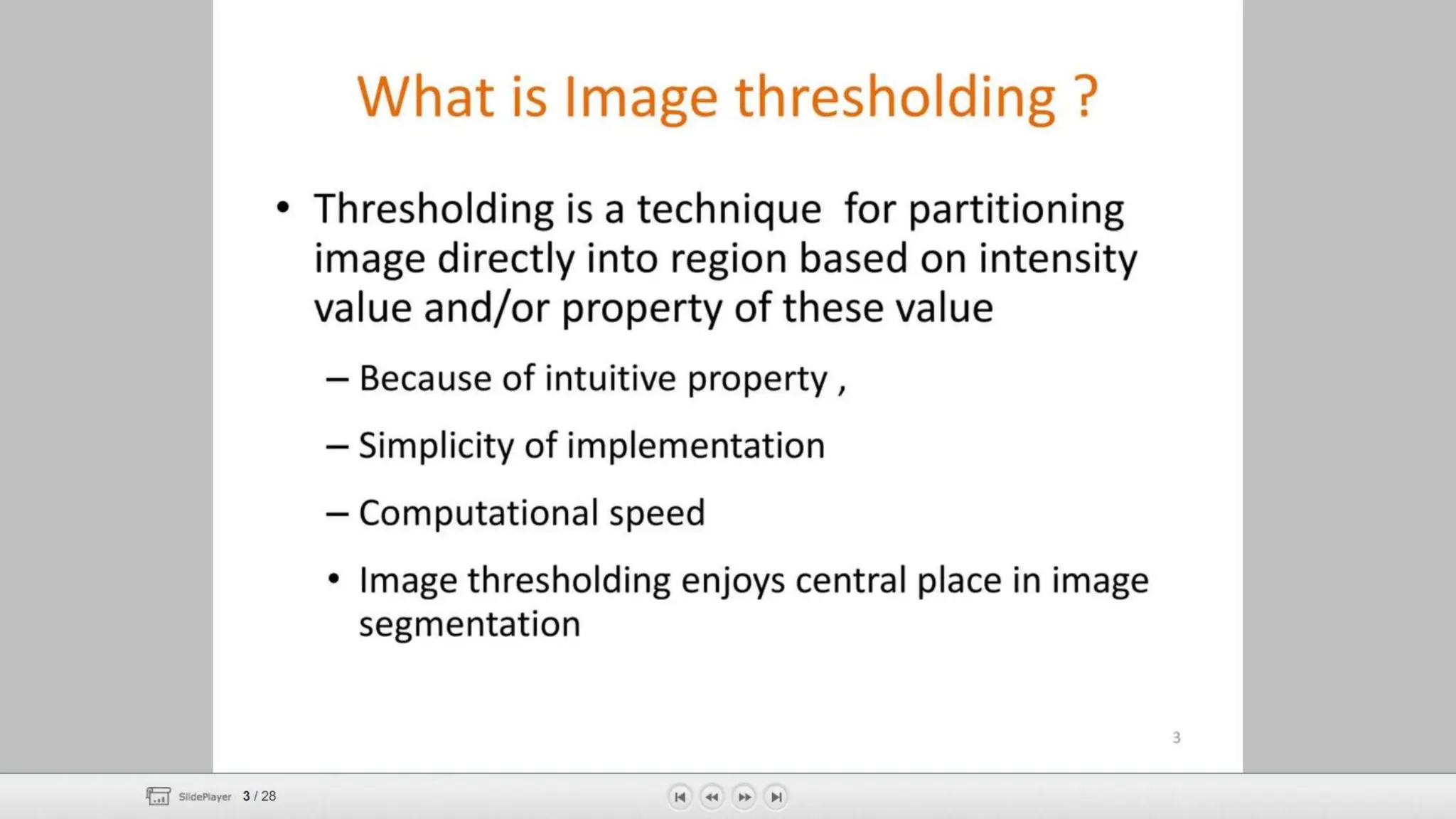 Global Thresholding Machine Learning Example | PPT