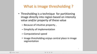 Global Thresholding Machine Learning Example | PPT