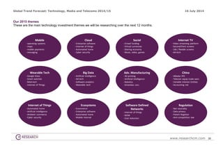 2015 Global Trend Forecast (Technology, Media & Telecoms) | PPT