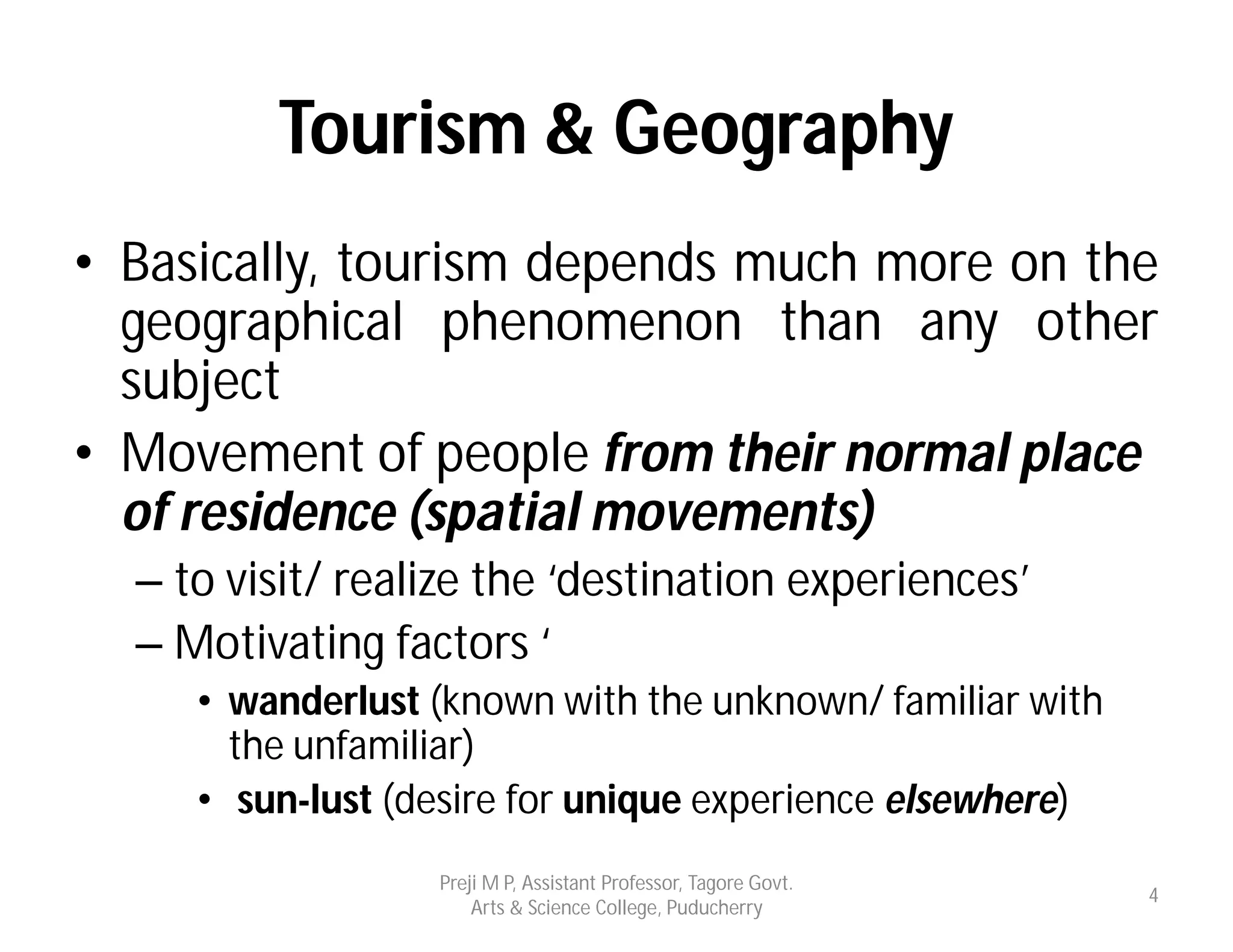 Global Tourism Geography | PDF