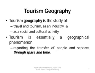 Global Tourism Geography | PDF