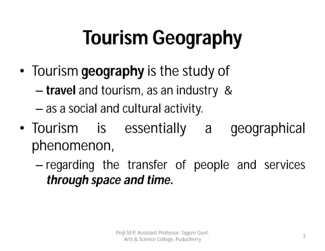 Global Tourism Geography | PDF | Travel Locations | Travel