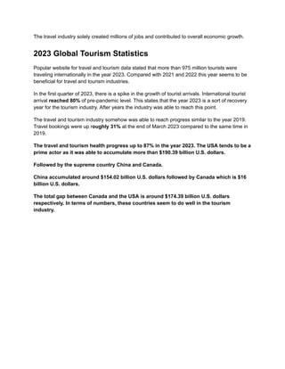 Global Tourism Industry Statistics (Forecasts Metrics)2024.pdf