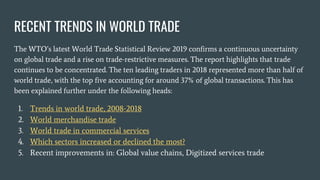Global trading environment ppt | PPTX