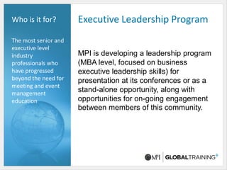 MPI Global Training Presentation | PPTX