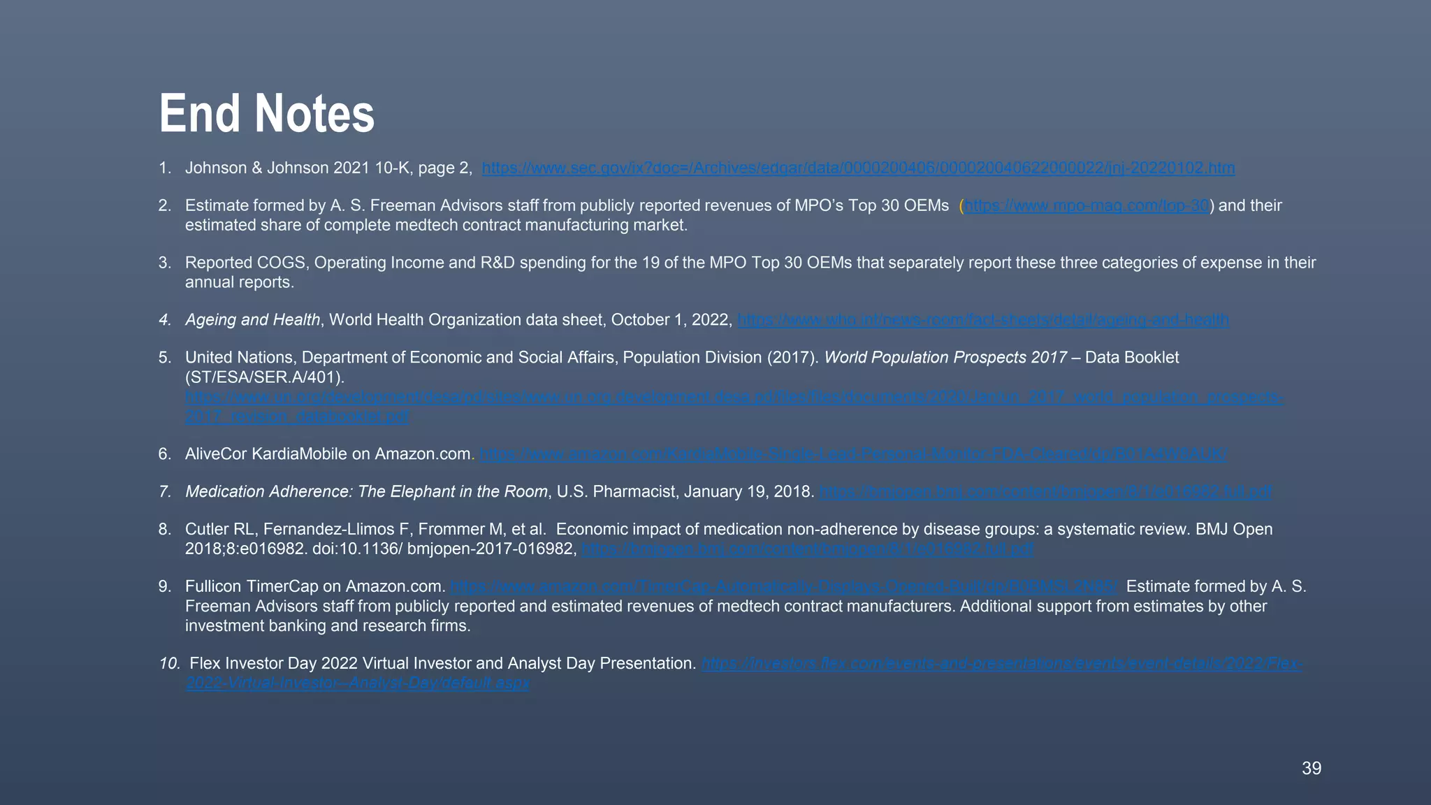 GLOBAL TRENDS IN MEDTECH 2023 | PPT